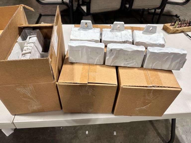 Vigoro Decorative Faux Stone 10 ft. x 2.7 in. Gray Plastic No-Dig ...