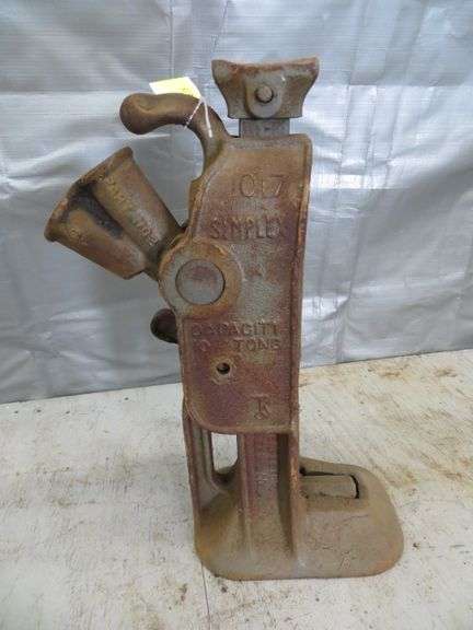 Simplex 1017 10 Ton Jack - Lambrecht Auction, Inc.