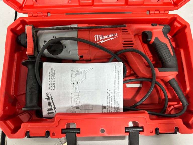 Milwaukee 8 Amp Corded 1 In Sds D Handle Rotary Hammer Used