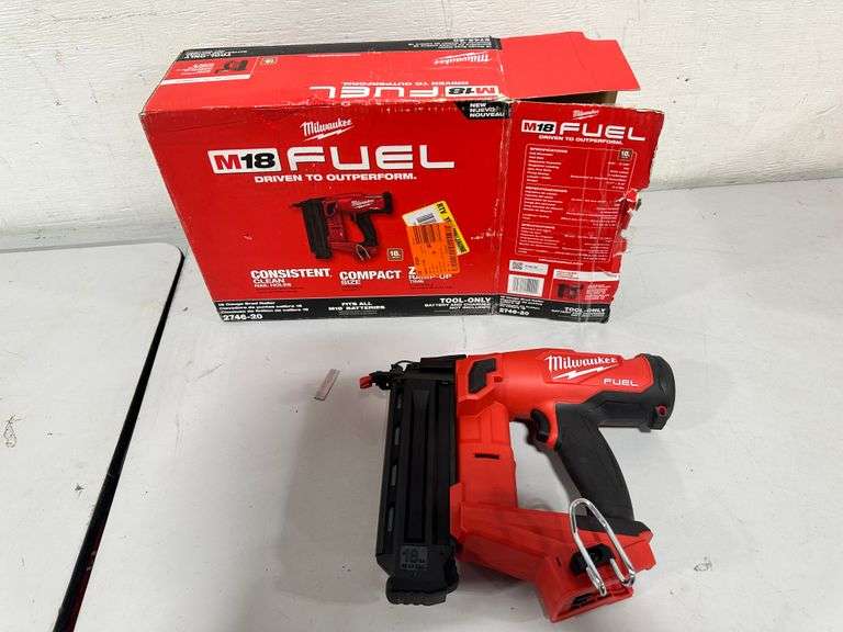 Milwaukee M18 FUEL 18-Volt Brushless Cordless Gen II 18-Gauge Brad ...