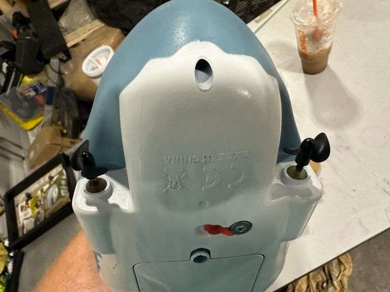 Bass Pro Shops Remote Control Trick Shark Boat - Lambrecht Auction, Inc.