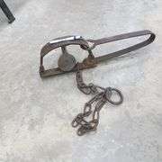 Large Single Spring Foot Trap - Lambrecht Auction, Inc.