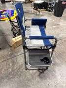 Bass Pro Magnum Directors Chair With Side Table - Lambrecht Auction, Inc.