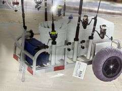 Offshore Angler Deluxe Beach Cart - Lambrecht Auction, Inc.