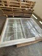 White Vinyl Double Hung Window 46"x56" *SEE DESCRIPTION* - Lambrecht ...