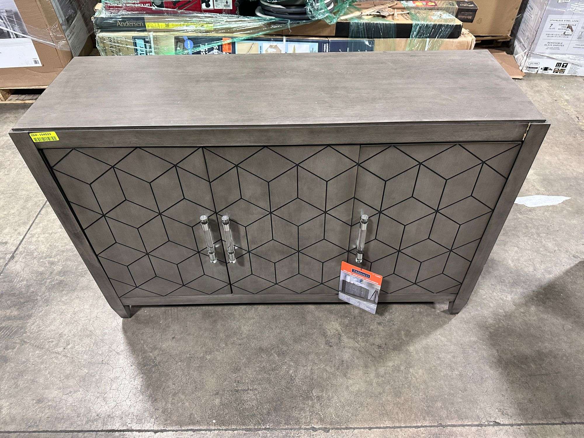 Tresanti grey accent cabinet store