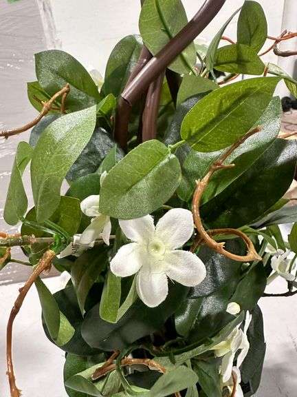 Nearly Natural Indoor 24 in. Stephanotis Artificial Climbing Plant (2 ...