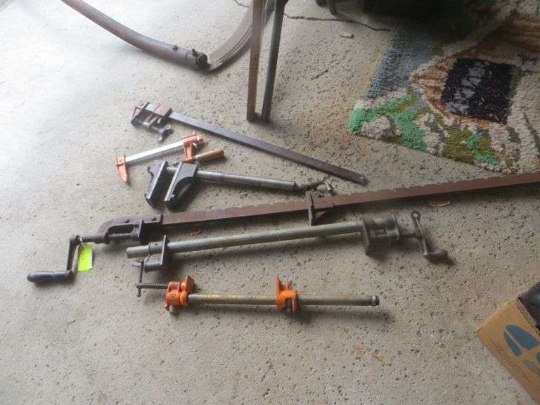 Assorted Pipe & Bar Clamps - Lambrecht Auction, Inc.