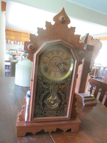 Gingerbread Clock - Ingraham - Lambrecht Auction, Inc.