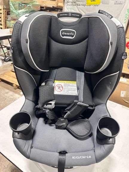 Evenflo Revolve 360 Slim 2-in-1 Rotational Convertible Car Seat ...