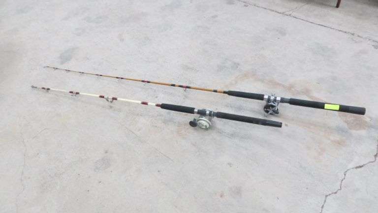 Shakespeare Ugly Stick Tiger & Penn Senator Rods w/ Reels - Lambrecht ...