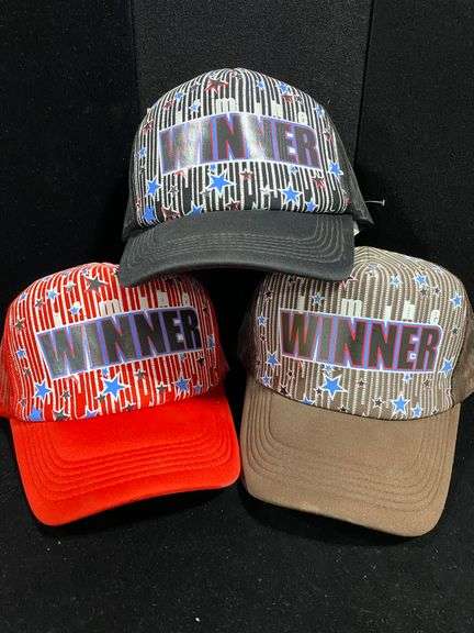 Winner Baseball Caps ( red, brn, blk, wht, gry, prp ) - Lambrecht ...