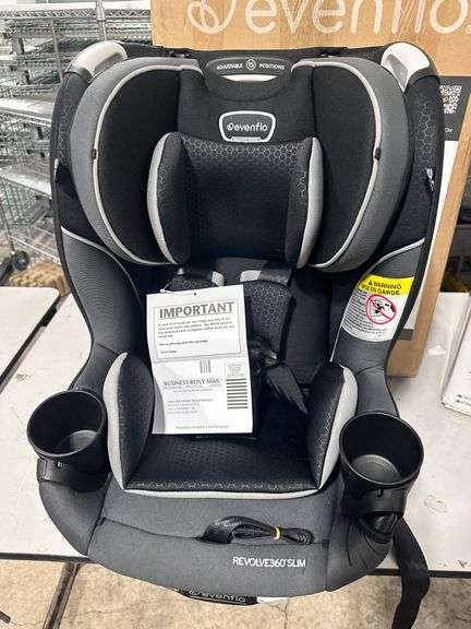 Evenflo Revolve 360 Slim 2-in-1 Rotational Convertible Car Seat ...