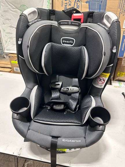 Evenflo Revolve 360 Slim 2-in-1 Rotational Convertible Car Seat ...
