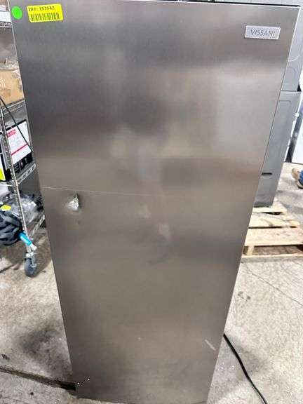 Vissani 7 cu. ft. Convertible Upright Freezer/Refrigerator In Stainless ...