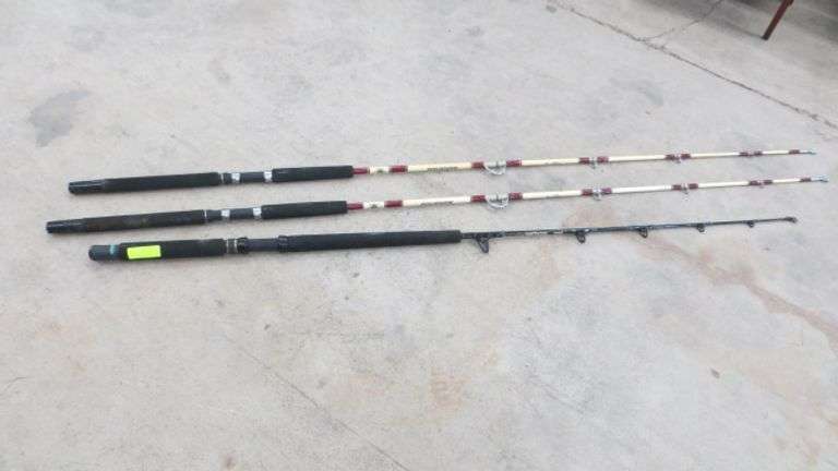 Penn Senator & Daiwa Deep Sea Rods - Lambrecht Auction, Inc.