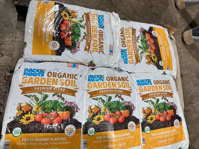 Back To The Roots Organic Soil 5-1 Cubic Foot - Lambrecht Auction, Inc.
