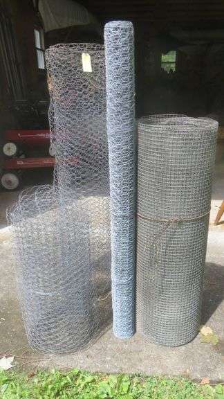Assorted Fencing & Chicken Wire - Lambrecht Auction, Inc.
