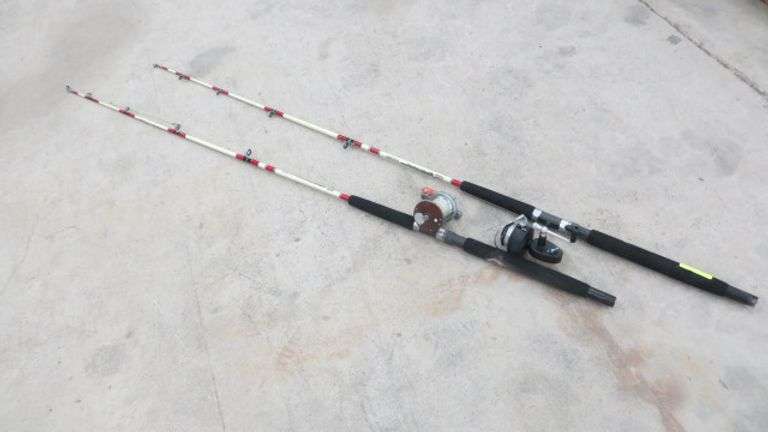 Tide Water Rods w/ Reels - Lambrecht Auction, Inc.