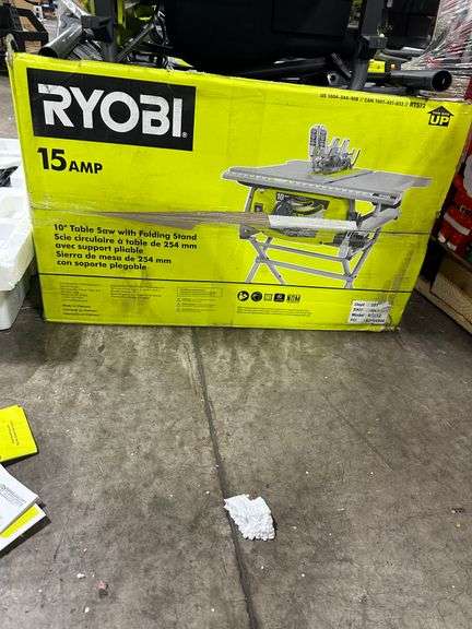 RYOBI 15 Amp 10 in. Compact Portable Corded Jobsite Table Saw With ...