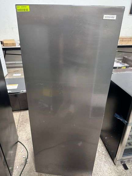 Vissani 7 cu. ft. Convertible Upright Freezer/Refrigerator In Stainless ...