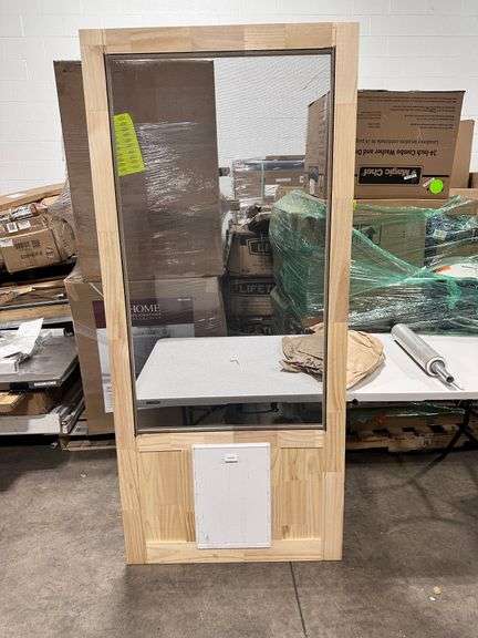 Screen Tight 36 in. x 80 in. Chesapeake Wood Screen Door+ Extra-Large ...