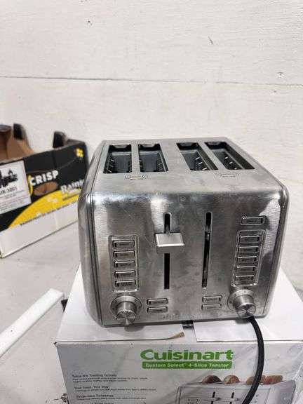 Cuisinart Custom Select 4 Slice Toaster - Broken Lever - Lambrecht ...