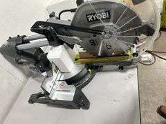 RYOBI 15 Amp 12 in. Corded Sliding Compound Miter Saw with LED Cutline Indicator - Lambrecht ...