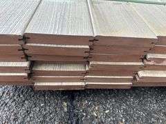 Sandstone PVC Grooved Decking 5/4"x6"x12' - Lambrecht Auction, Inc.