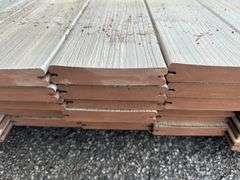 Sandstone PVC Grooved Decking 5/4"x6"x12' - Lambrecht Auction, Inc.
