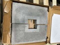 Clipstone Grey Peaked Split Column CapStone 18 in x 18 in for 4x4 Post ...