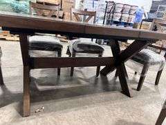 Lathan 7-Piece Dining Table Set - Lambrecht Auction, Inc.