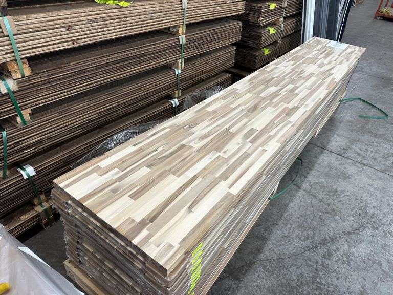 Acacia Butcher Block Countertop 1 1/2"x25"x12' **SEE DESCRIPTION ...