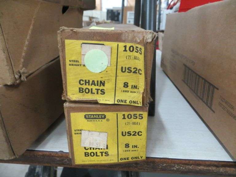 8" Chain Bolts - Lambrecht Auction, Inc.