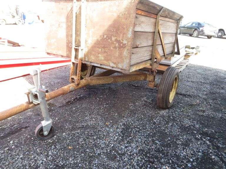 Small Farm Trailer w/ Dump - Lambrecht Auction, Inc.