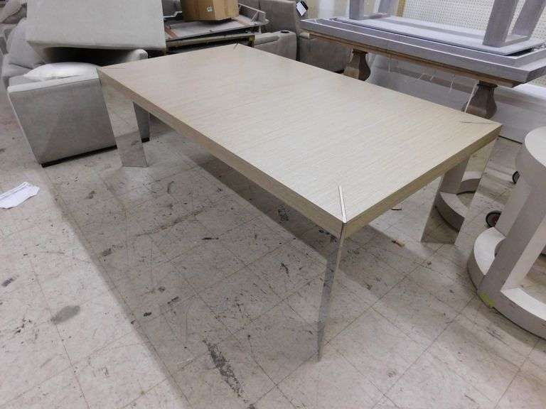 Bernhardt Modulum 84" X 46" Dining Table Online Retail: $5536 - Lambrecht Auction, Inc.
