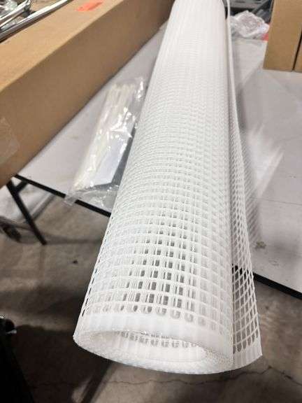 Heavy-Duty Outdoor Deck Netting 15 ft. Roll, Translucent White ...