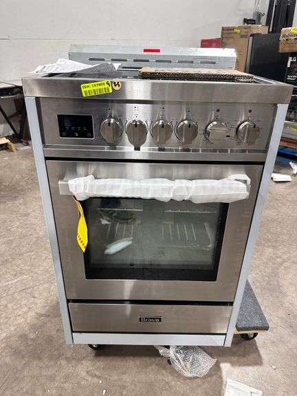 Bravo KITCHEN 24 in. 4-Element Electric Range With Broil, Pizza and ...