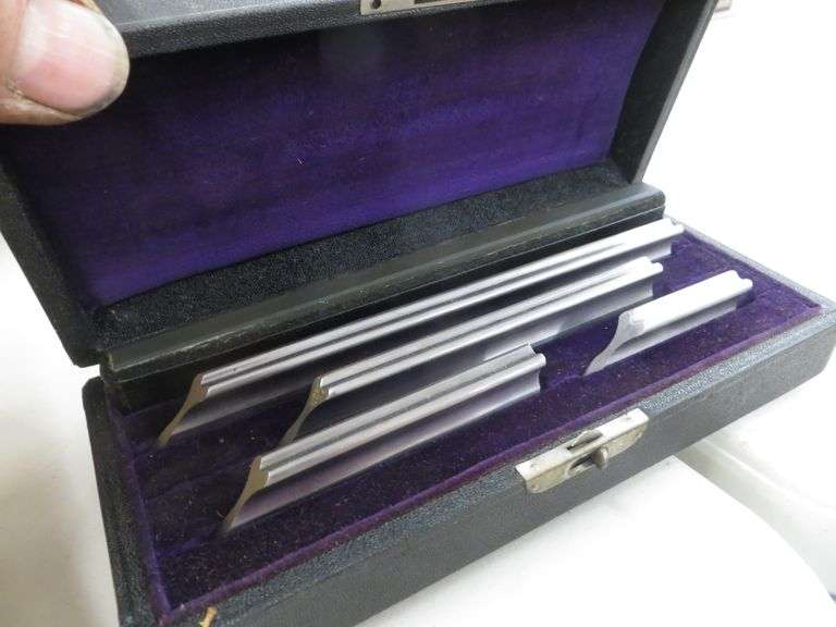 Brown & Sharpe 503 Machinist Straight Edge Set - Lambrecht Auction, Inc.