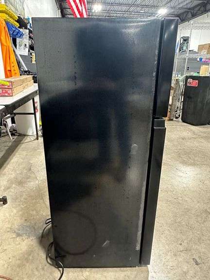 Vissani 4.5 cu. ft. 2-Door Mini Refrigerator in Black with Freezer ...