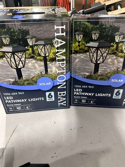 Hampton Bay LED Pathway Lights 6 Pack 2x$ - Lambrecht Auction, Inc.