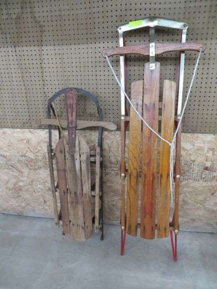 Two Hand Sleds - Lambrecht Auction, Inc.