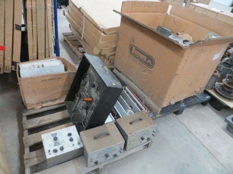 Old Electrical Testing Equipment - 2 Pallets - Lambrecht Auction, Inc.