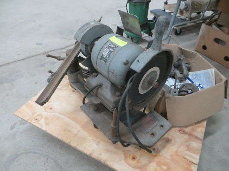 Packard Sharpening Grinder w/ Attachments - Lambrecht Auction, Inc.