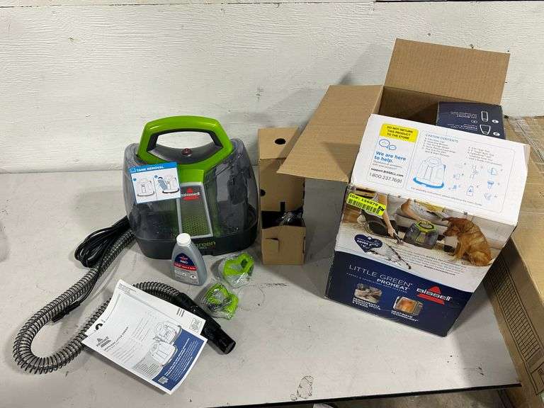 Bissell Little Green Original ProHeat Machine - Lambrecht Auction, Inc.