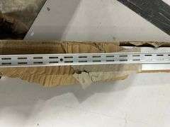 48 in. Regular Duty Metal Vertical Rail-Shelving Hardware. 6 Pack ...