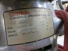 Clarke Super-7R Floor Edge Sander - Lambrecht Auction, Inc.