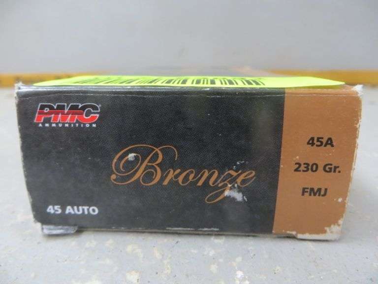 Ammo - PMC .45 Auto 230gr FMJ 50/bx - Lambrecht Auction, Inc.