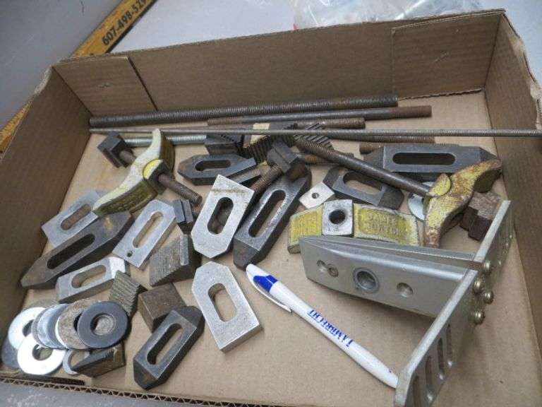 Assorted Hold Downs & Step Blocks - Lambrecht Auction, Inc.