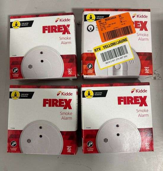 Kidde Firex Hardwired Interconnected Smoke Detector with Photoelectric ...